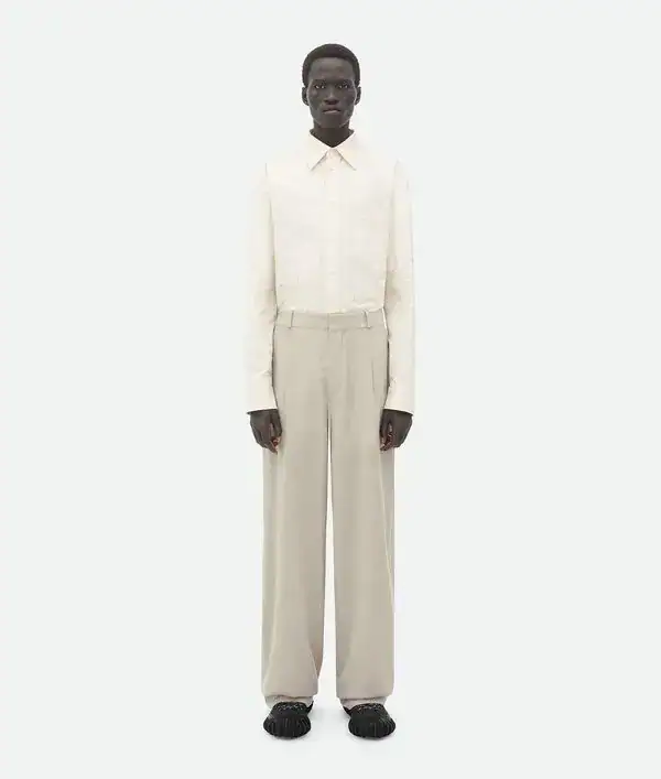 BOTTEGA VENETA WOOL SILK SLACKS